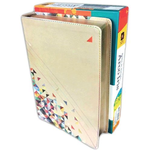 Biblia de Estudio Arco Iris NTV Kaki Filo Dorado - Librería Kyrios