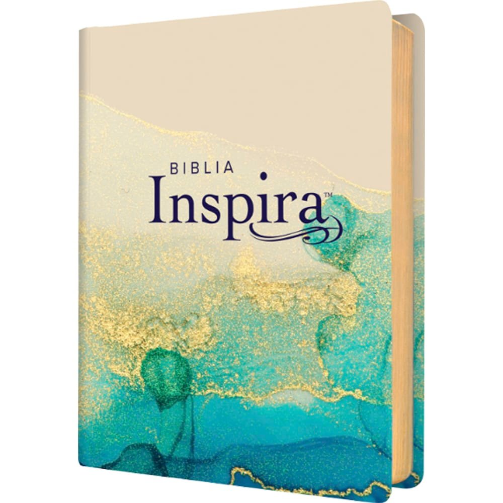 Biblia Inspira NTV Dorado - Librería Kyrios
