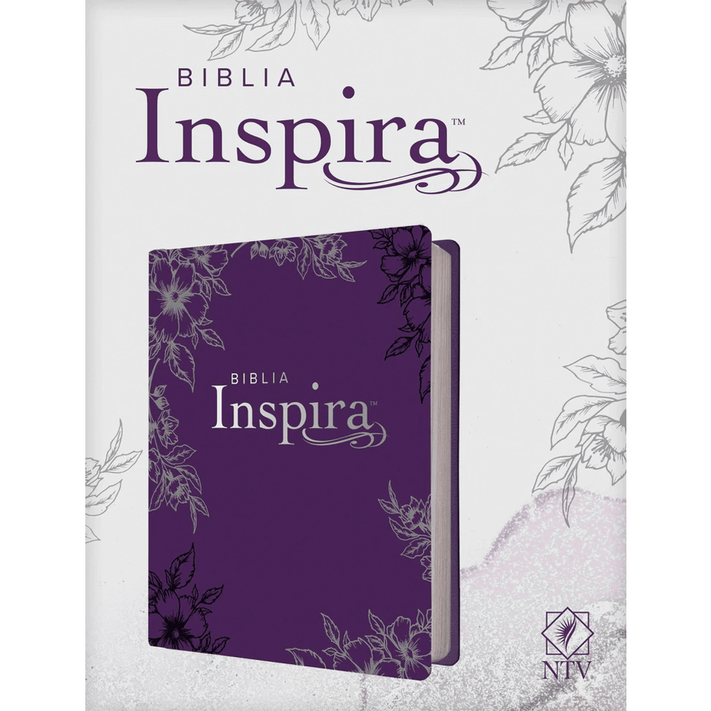Biblia Inspira NTV Lavanda - Librería Kyrios