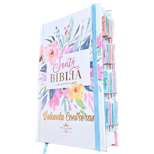 Biblia PERSONALIZADA con Nombre + Tabs Reina Valera 1960 Letra GRANDE ...