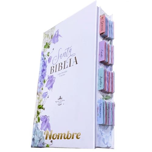 Biblia PERSONALIZADA con Nombre + Tabs Reina Valera 1960 Letra GRANDE ...