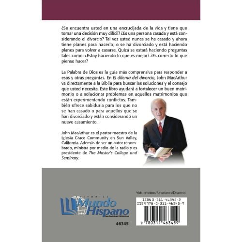 El dilema del divorcio - John F. MacArthur - Librería Kyrios