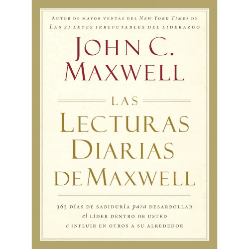 Las lecturas diarias de Maxwell - John Maxwell - Librería Kyrios