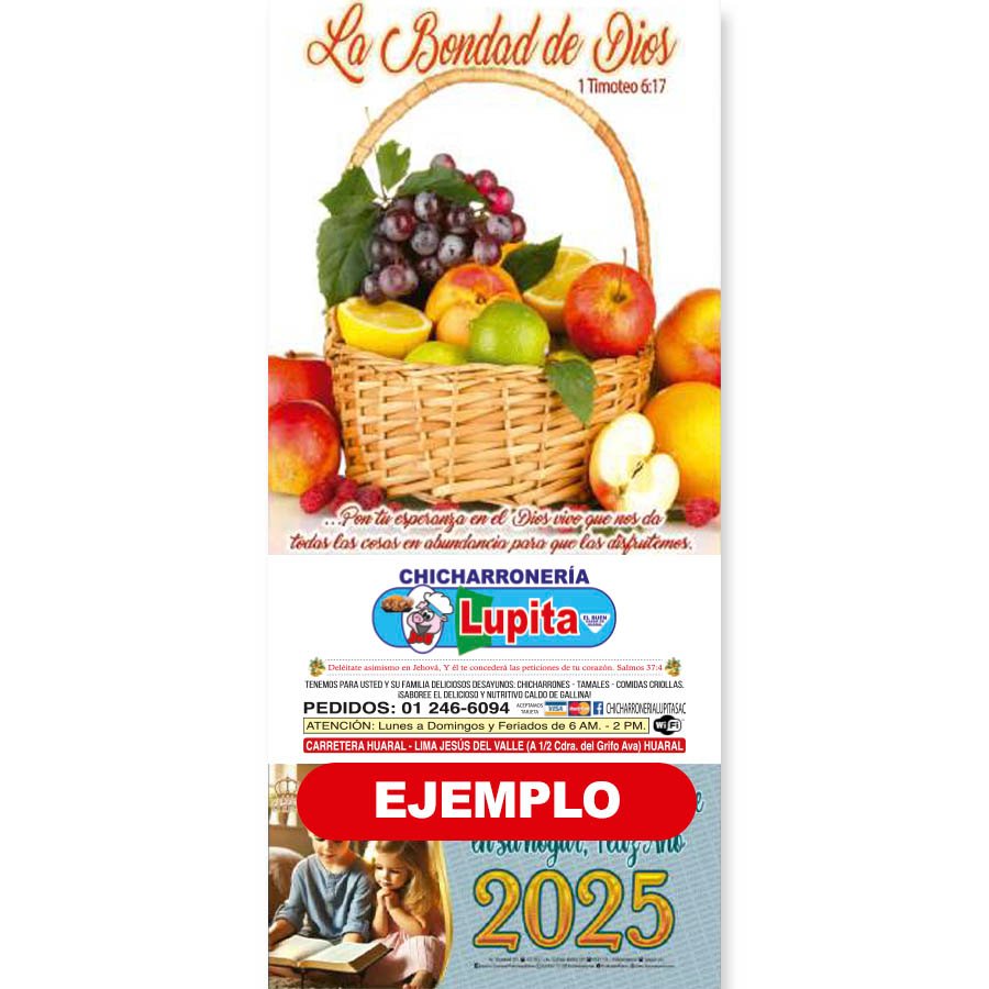 Paquete 100 Almanaques A con publicidad personalizado FULL COLOR ...