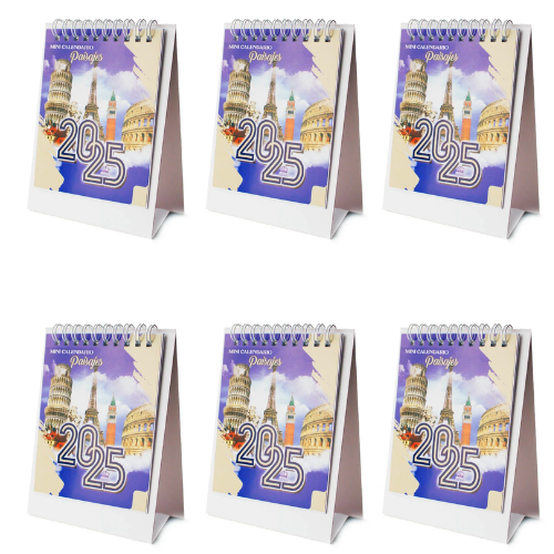 Pack Calendarios de Escritorio 2025 con versículos bíblicos Base Cartón ...