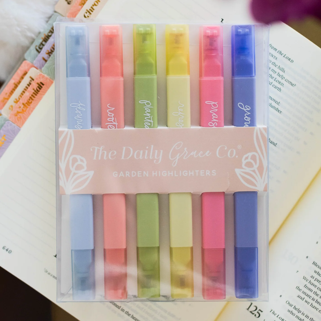 Set de Resaltadores Pasteles Garden Doble Punta - Librería Kyrios